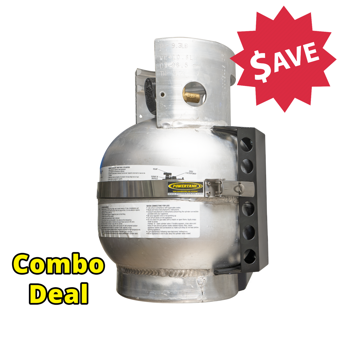 10 lb. Aluminum Propane Tank - Worthington