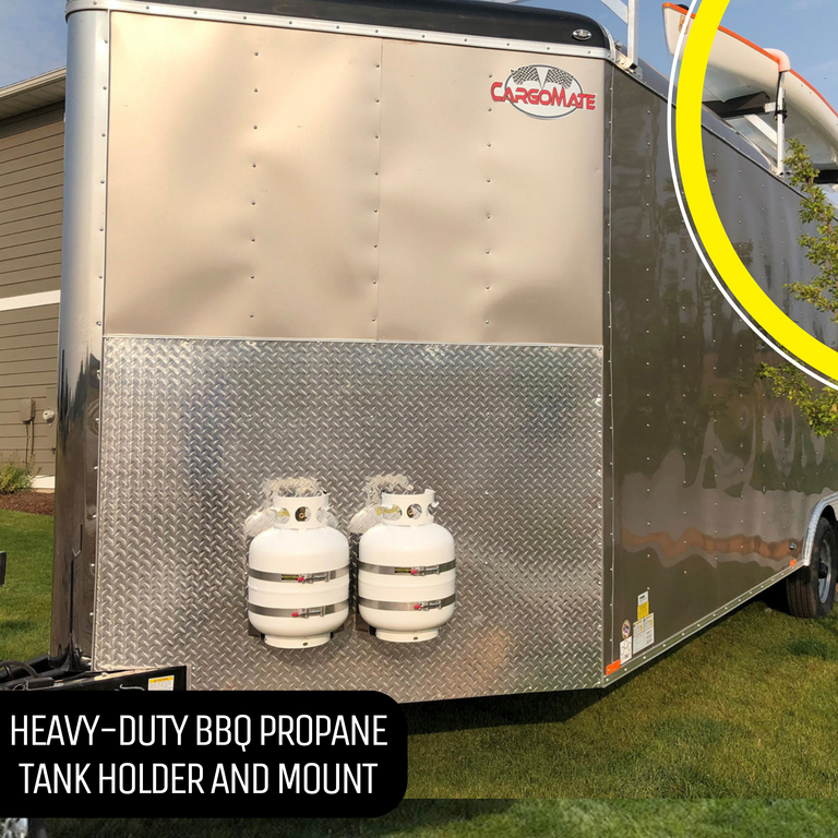 Sumatra MARINE Bracket for 20 lb. Steel BBQ Propane Tank – Power Tank