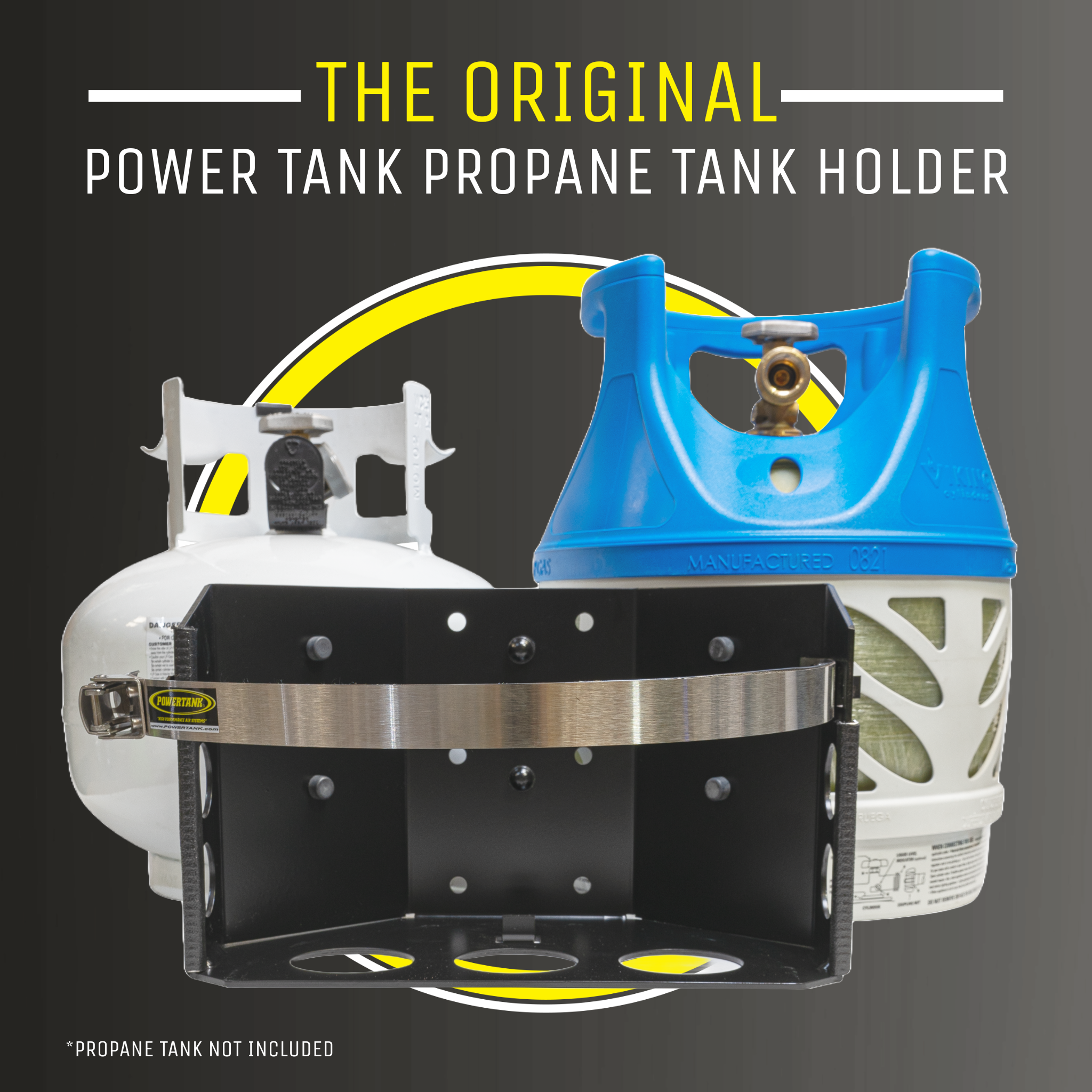 Propane Tank Mount for 11 lb Squatty & Viking Tanks | Power Tank