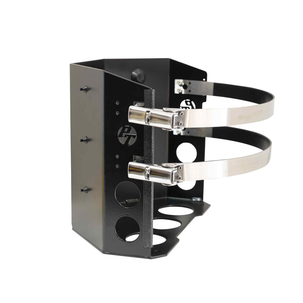 Shasta LOCKER Bracket for 20 lb steel and 17, 22 lb Viking propane tan