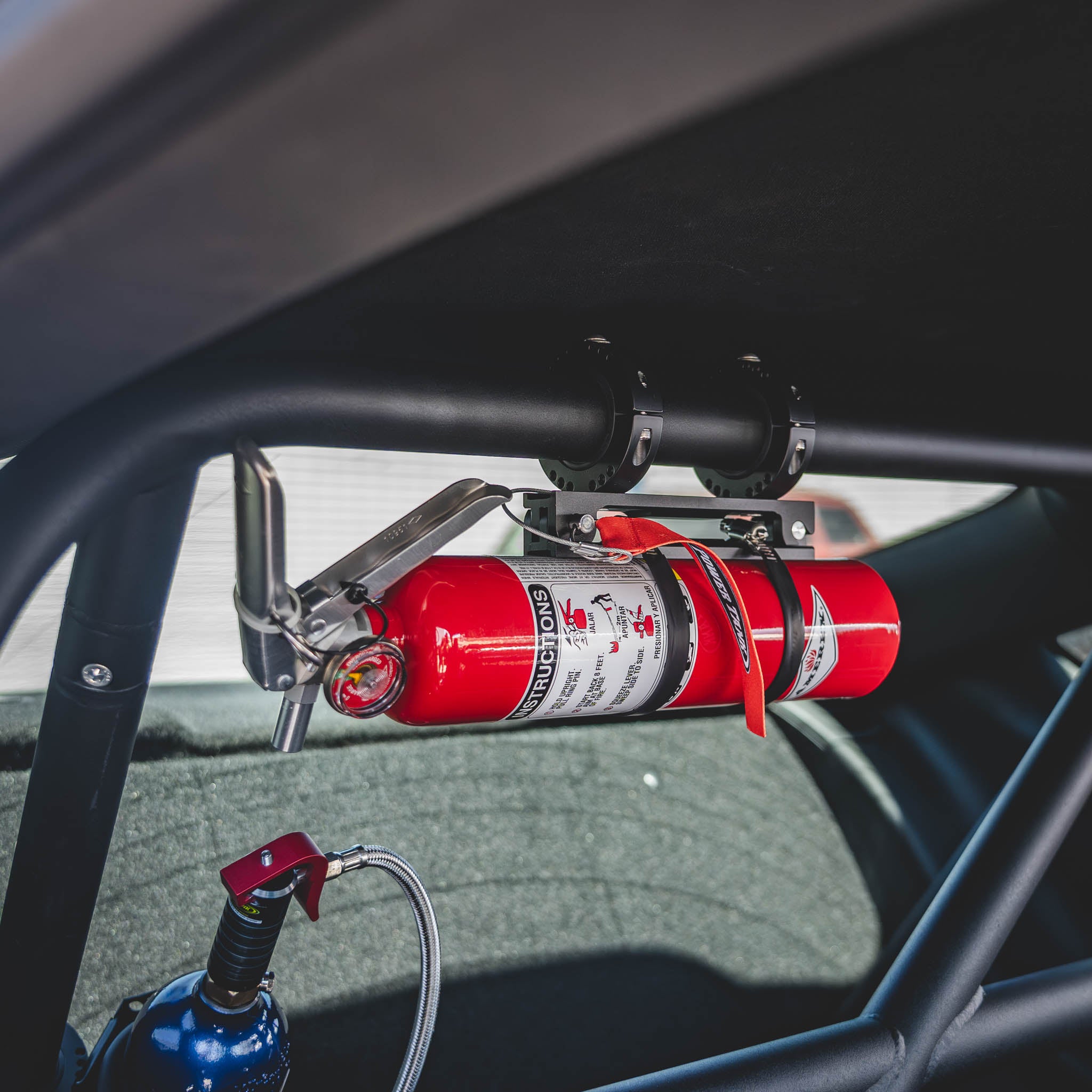 Roll Bar Dual Mount Clamps | CO2 Tank Bracket Mounts | Power Tank