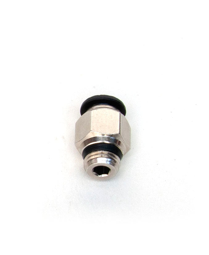 Straight Push-In Air Line Fitting - 5 mm. or 6 mm. x 1/8" Global Threa