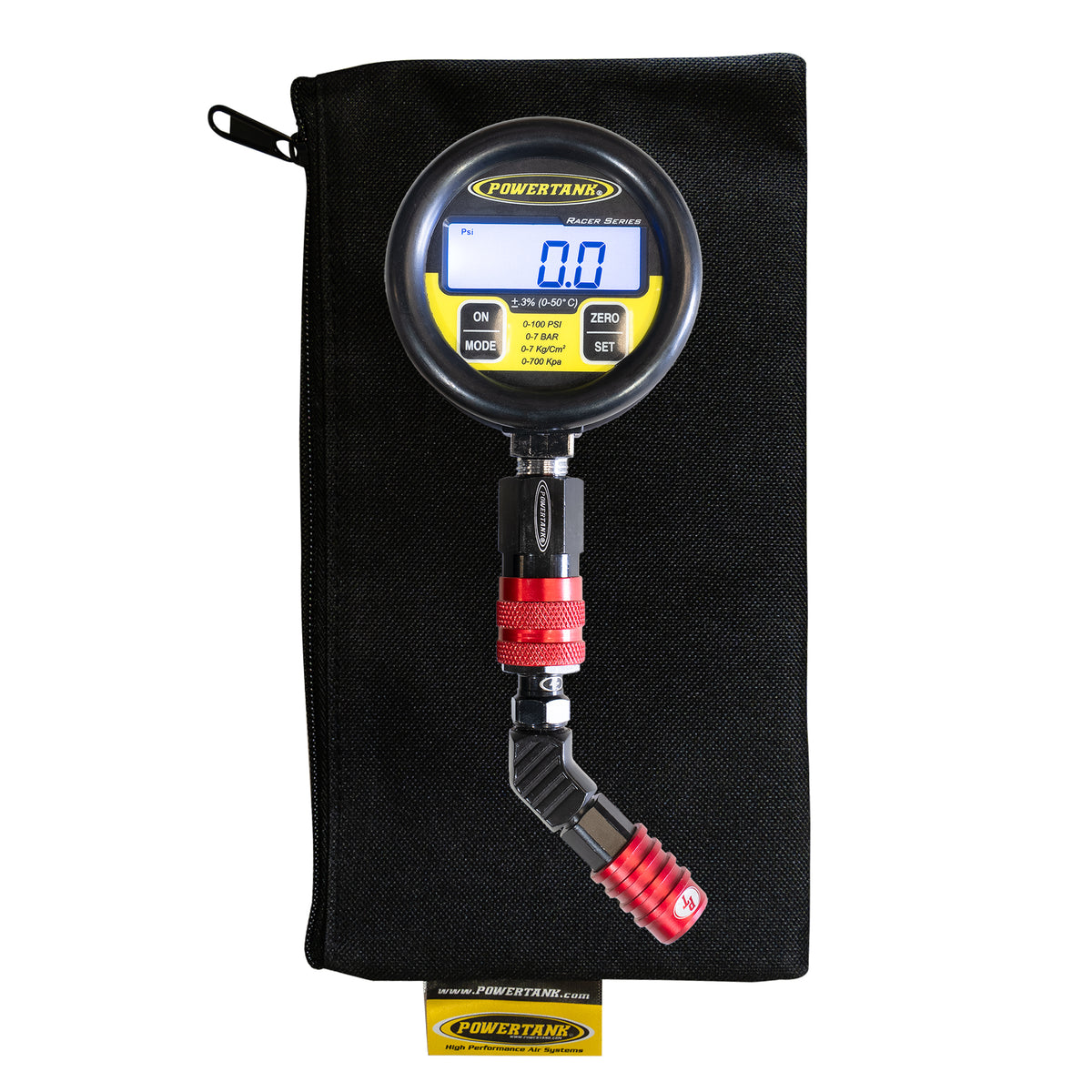 TPG RACER RED - 100 psi Precision Digital Modular Tire Pressure Gauge ...