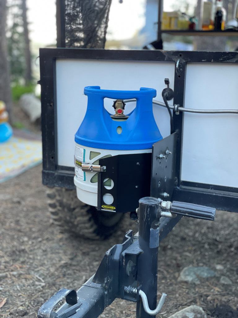 Tor LOCKER Bracket for 11 lb Squatty Propane Tank & 11 lb Viking Compo