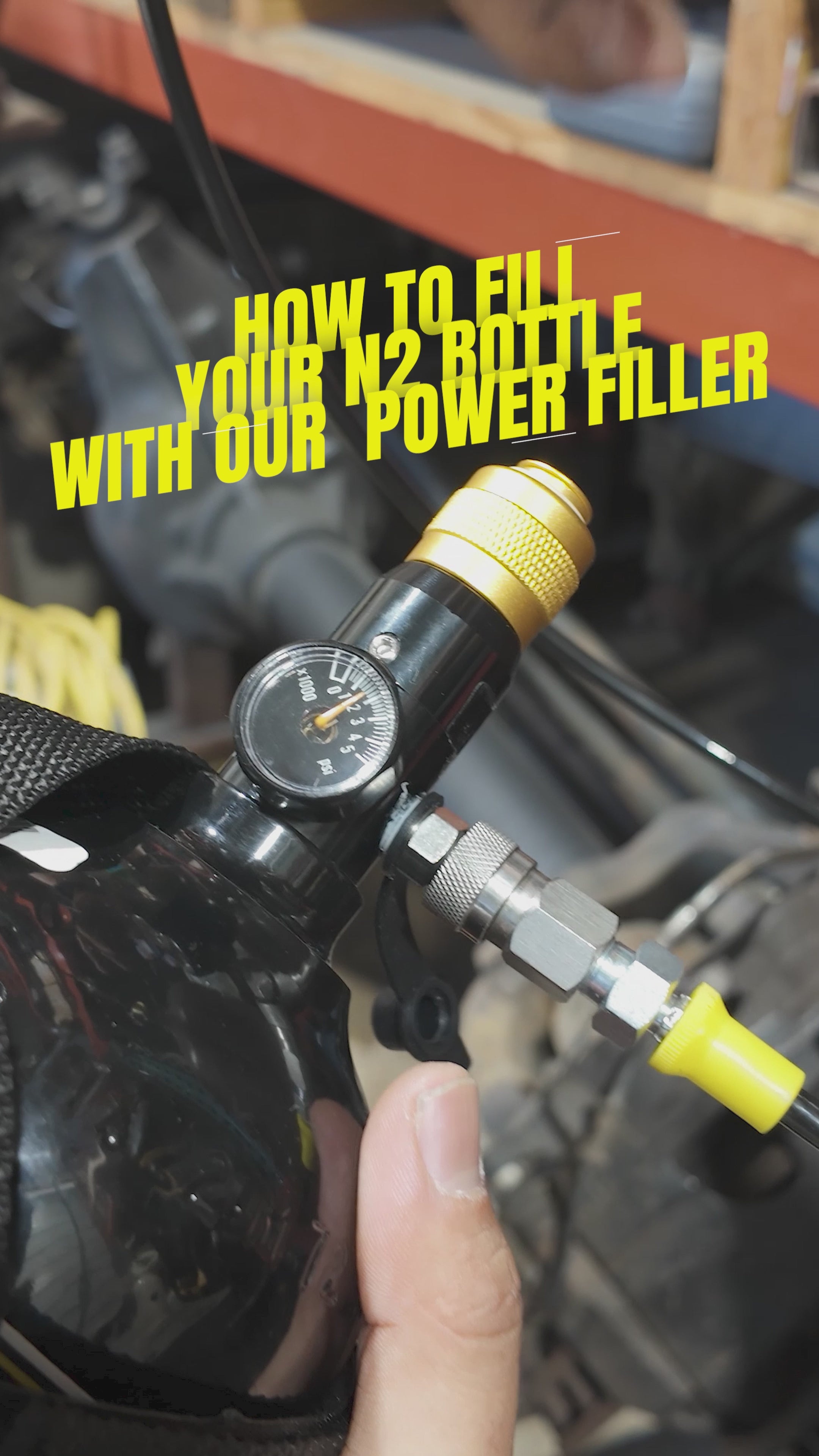 Nitrogen Bottle Power Filler Power Tank