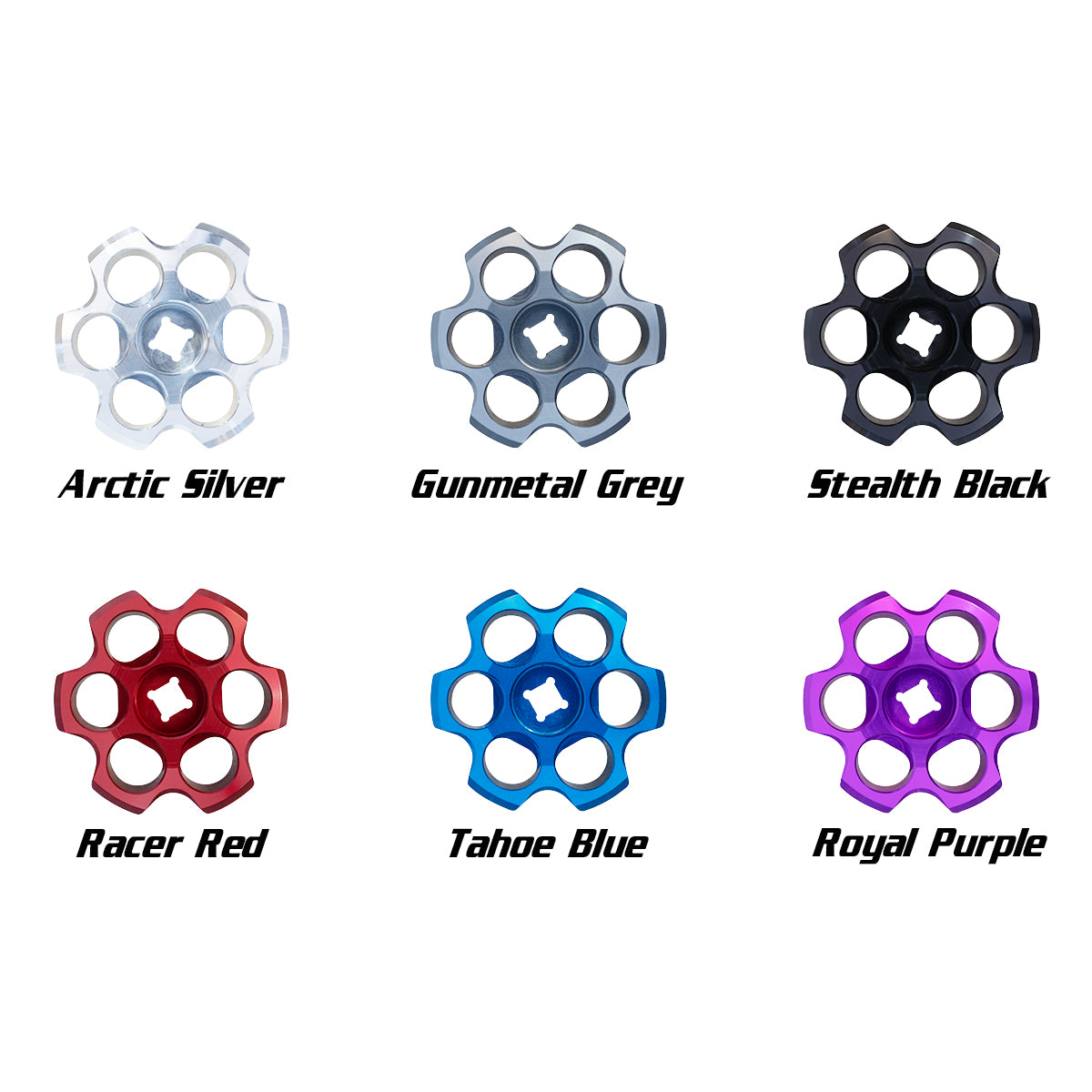 Six Shooter Aluminum Tank Knobs – Power Tank