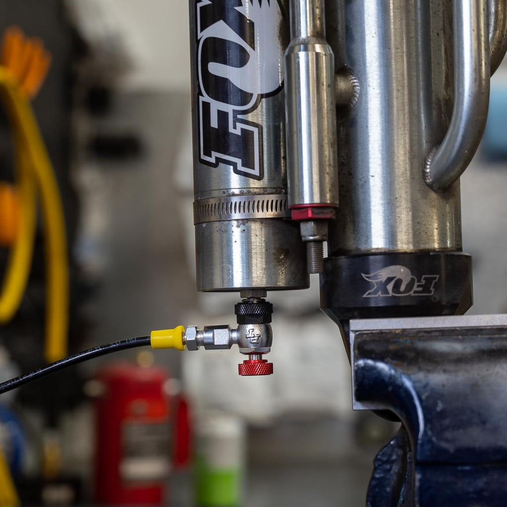PT Shock Chuck™ - No Air Loss Tire and Shock chuck for hi-pressure app