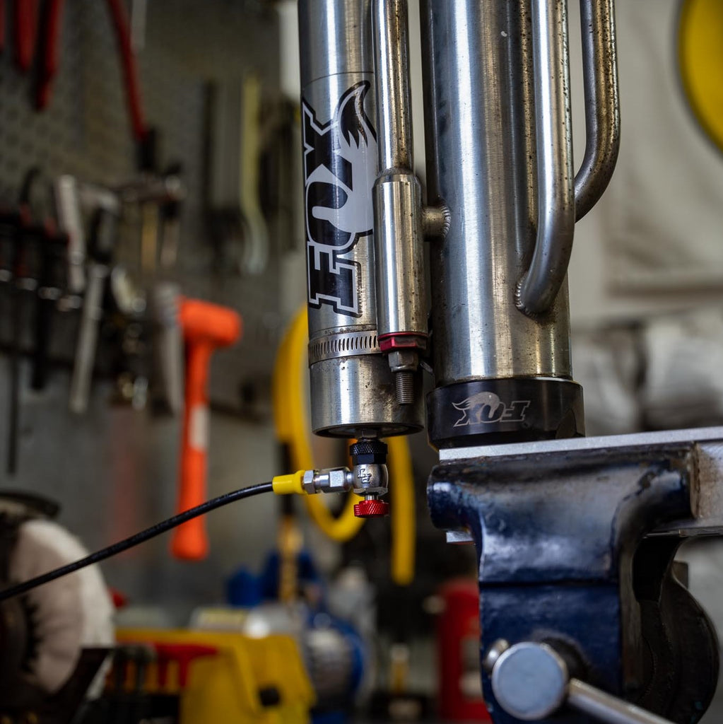 PT Shock Chuck™ - No Air Loss Tire and Shock chuck for hi-pressure app